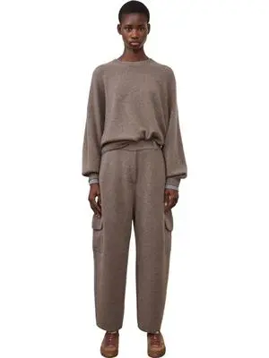 LISA YANG Azaria Cashmere Trousers Brown