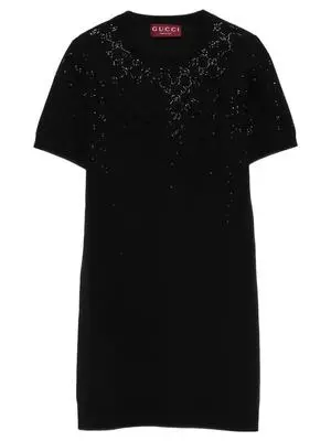 Gucci Embellished Dress - Black