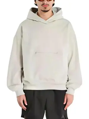 Adidas Hooded Sweatshirt With Zip-fastening Pocket - Grey