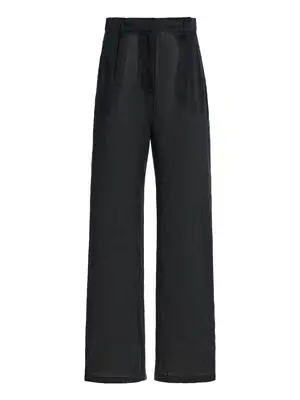 ALL THAT REMAINS Serena Silk Pants - Black