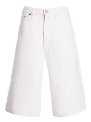 AGOLDE Agolde Ramona Denim Shorts White