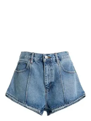 FRAME FRAME The Tilt Denim Shorts Medium Wash