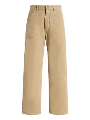 NILI LOTAN Whitney Cotton Pants - Brown