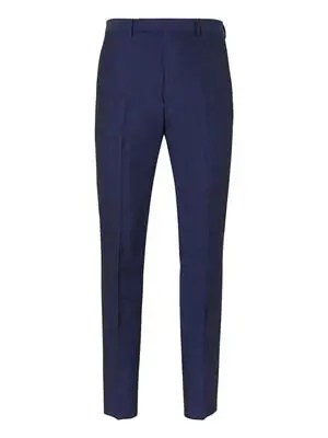 Paul Smith Slim-fit Tapered Suit Trousers - Blue