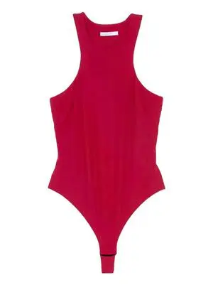 Patrizia Pepe Racerback Bodysuit - Red