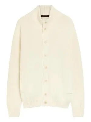 SLOWEAR Cotton-knit Cardigan - Ecru