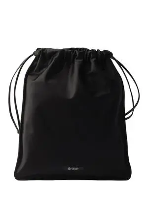 Prada Silk Duchesse Pouch - Black