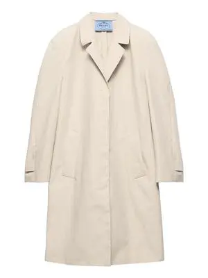 Prada Poplin Coat - Limestone