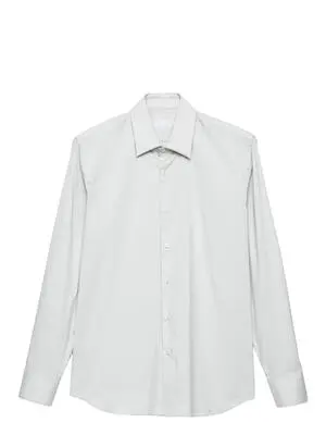 Prada Stretch Cotton Shirt - Ice