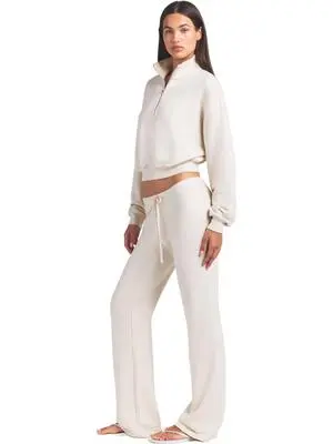 SKIMS Drapey French Terry Straight Leg Pant - Buff