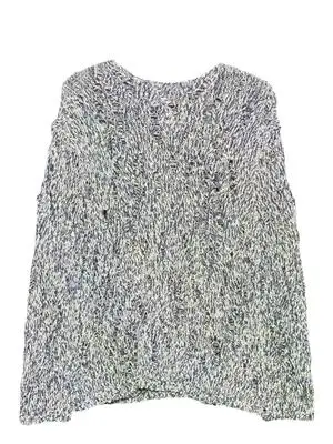 AMARANTO Distressed-Effect Sweater