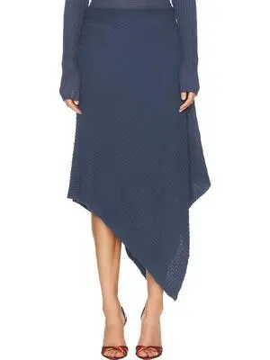 Victoria Beckham Draped Midi Skirt - Eclipse