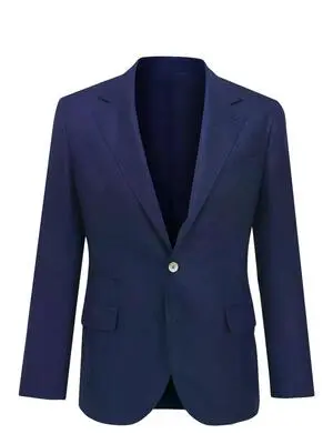 Brunello Cucinelli Notch-lapels Blazer - Blue