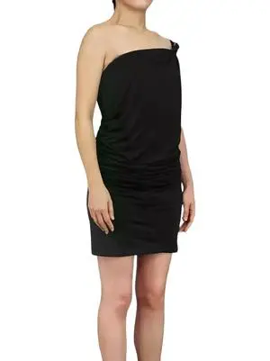 Dsquared2 One-shoulder Mini Dress - Black