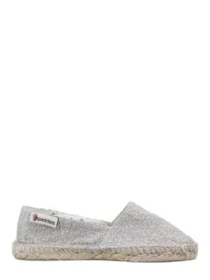 ESPADRILLES Alpargata Glitter-Mesh Espadrilles Silver