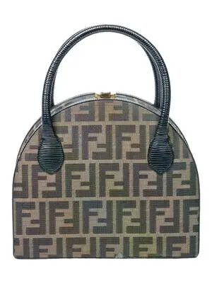 FENDI Zucca Canvas Handbag