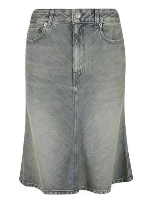 Balenciaga Godet-hem Skirt - Blue