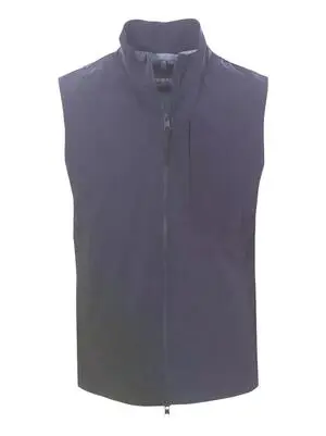 PEOPLE OF SHIBUYA Zip-fastening Gilet - Blue