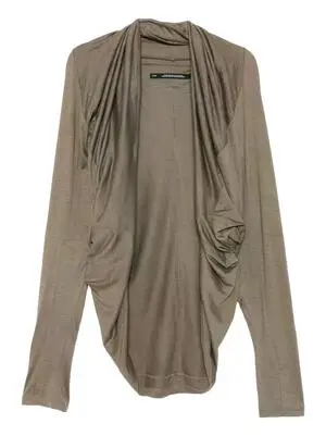 JULIUS Draped Panelled Jacket - Neutrals