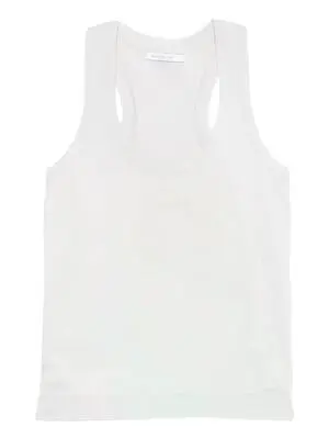 Patrizia Pepe Racerback Jersey Tank Top - Grey