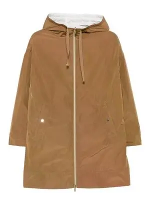 Herno Hooded Coat - Neutrals