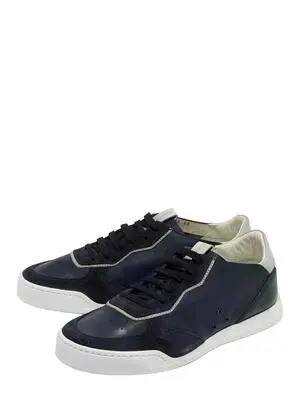SANTONI Panelled Sneakers