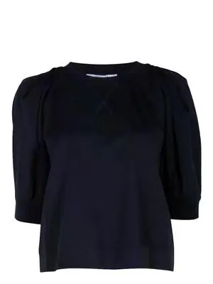 DEREK LAM 10 CROSBY Puff-Sleeve Top