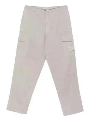 Stone Island Compass-Patch Cargo Pants Grey