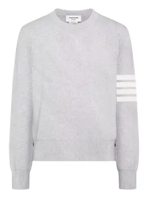 Thom Browne 4-Bar Milano Stitch Sweater Grey