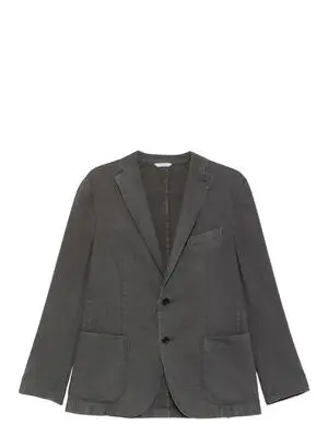 Boglioli K-jacket Single-breasted Patch-pocket Blazer - Grey