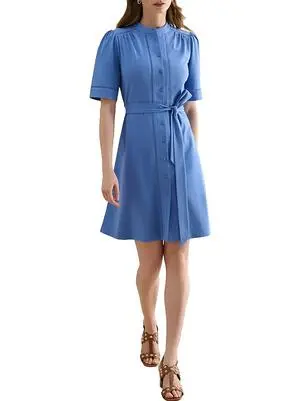 HOBBS LONDON Belted Shirt Dress - Riverside