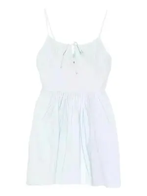 ROTATE BY BIRGER CHRISTENSEN Gathered Tie-front Top - Blue