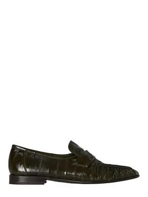 THE ROW Soft Loafer - Olive