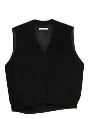 CORDERA Button-up Knitted Top - Black
