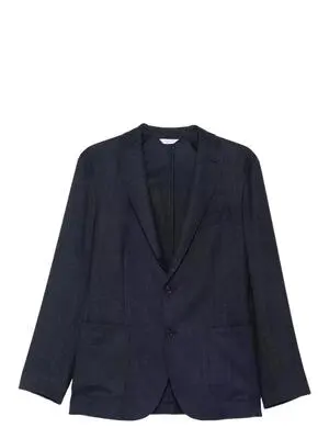 Boglioli K-jacket Single-breasted Patch-pockets Blazer Blue