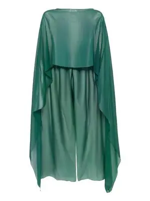 Antonelli Firenze Sheer Cape - Green