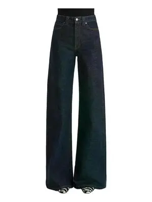 Khaite Dane Wide-leg Jeans - Blue
