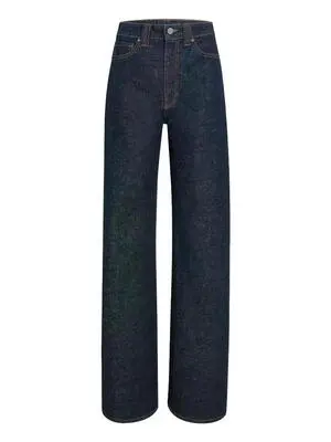 Khaite Dane Wide-leg Jeans - Blue