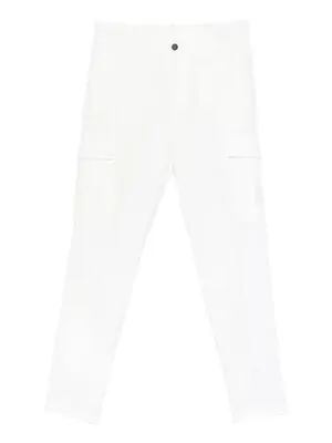 Eleventy Belt-loop Cargo Pants - White