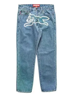 ICECREAM Running Dog Arrow Graphic-print Jeans - Blue