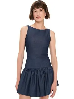 Peixoto Addison Mini Dress Blue Denim