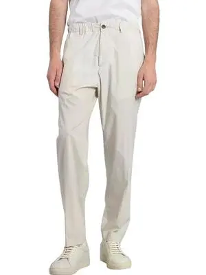 LOW BRAND Drawstring-waist Tapered Trousers - Neutrals