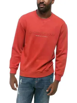 Brunello Cucinelli Embroidered Crew-neck Sweatshirt - Red