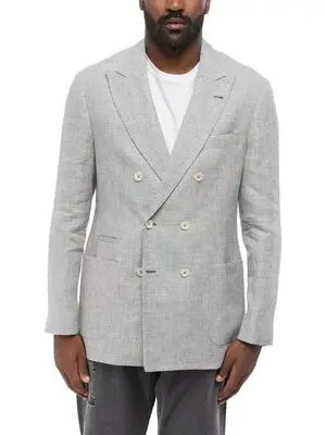 Brunello Cucinelli Double-breasted Jacket - Grey