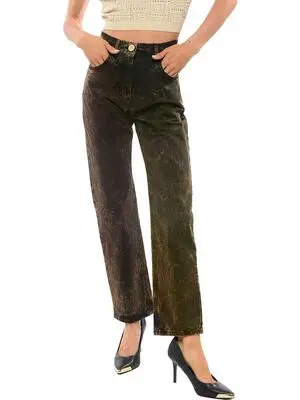 Balmain Acid-wash Straight Jeans - Black