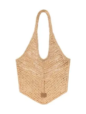 Maje Raffia Tote Bag - Beige
