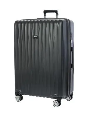 Bric'S Cervia 30" Checked Spinner Luggage - Dark Grey