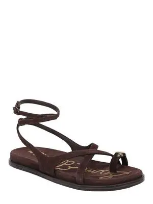 Sam Edelman Lottie Ankle Strap Sandal - Cafe Noir
