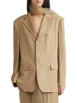 MAGLIANO Magliano Piccolo Paradiso Organza & Wool Jacket