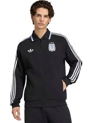 Adidas Argentina National Team 2026 Away Full-zip Anthem Jacket By - Black